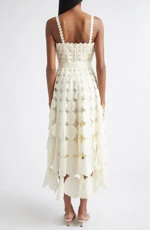 REISS Gigi High-low Midi Dress With Cutouts