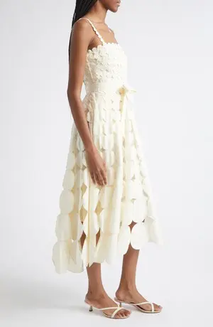 REISS Gigi High-low Midi Dress With Cutouts