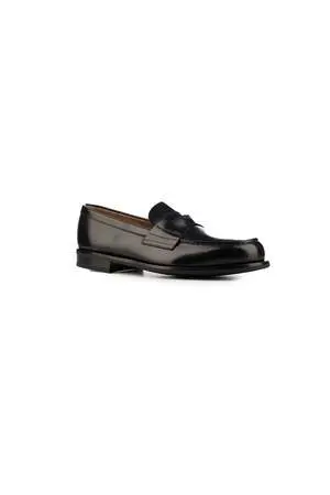 Prada Black Leather Loafers