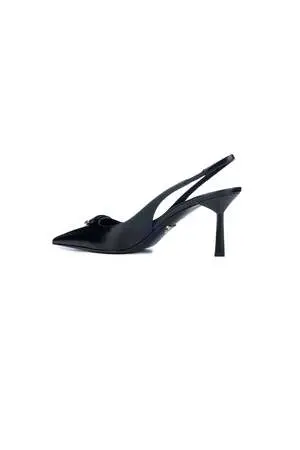 Prada Slingback Pumps With Bow Detailing - Multicolor