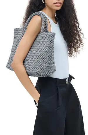 NAGHEDI St. Barths Medium Tote Double - Marina