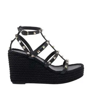 VALENTINO Valentino Garavani Rockstud Wedge Sandals