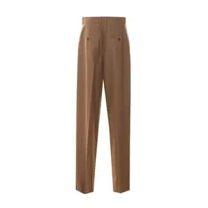 Saint Laurent Wool And Mohair Wide Pants