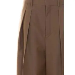Saint Laurent Wool And Mohair Wide Pants