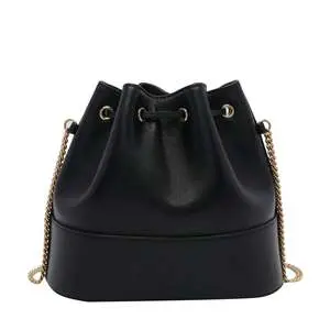 Valentino Garavani Vlogo Signature Bucket Bag - Black