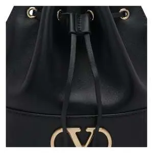 Valentino Garavani Vlogo Signature Bucket Bag - Black