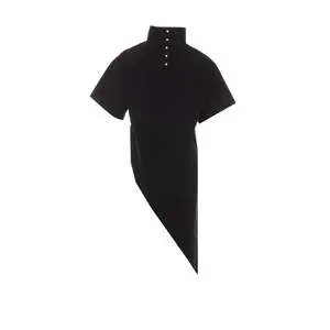 Alaïa Cotton Turtleneck Triangle T-shirt