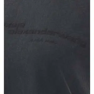 Alexander Wang Shrunken Mirrored Logo T-shirt