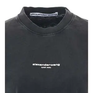 Alexander Wang Shrunken Logo T-shirt
