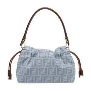 Fendi Medium Mamma Baguette Crossbody Bag - Blue