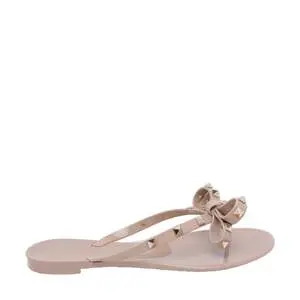 Valentino Garavani Rockstud Rubber Flip Flops - Pink