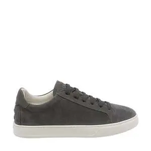 TOD'S TOD'S Beige Suede Lace-Up Sneakers Gray