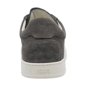TOD'S Beige Suede Lace-up Sneakers - Gray