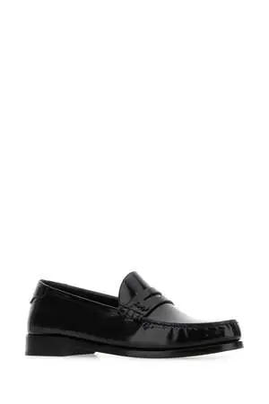 Saint Laurent Leather Magnum Loafers