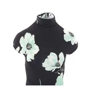 Alaïa Draped Printed Dress
