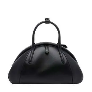 Alaïa Calfskin Top Handle Bag With Coin Purse - Black