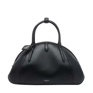 Alaïa Calfskin Top Handle Bag With Coin Purse - Black
