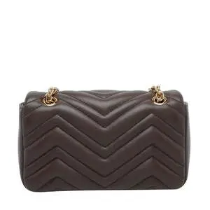Gucci Gg Marmont Shoulder Bag - Brown