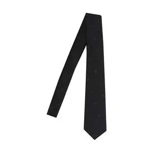 Gucci Double G Silk Tie - Black