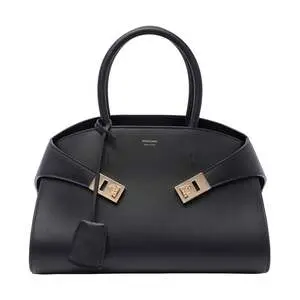 FERRAGAMO Small Hug Handbag - Black