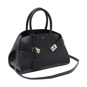 FERRAGAMO Small Hug Handbag - Black