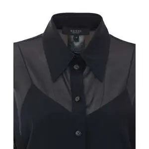 Gucci Stretch Silk Chiffon Shirt