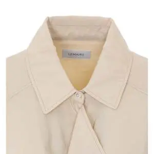 LEMAIRE Asymmetrical Belted Shirt Dress