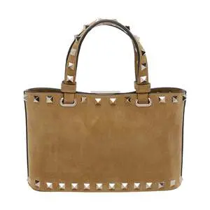 Valentino Garavani Rockstud Handbag - Cream