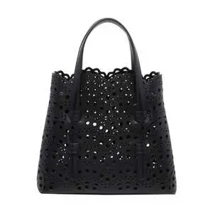 Alaïa Mina 20 Handbag - Black