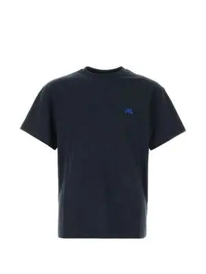 JIL SANDER T-shirt With Embroidered Logo - Black