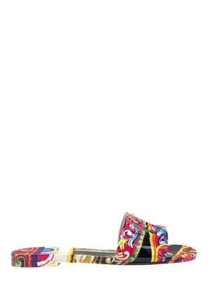 Dolce & Gabbana Rubber Beachwear Sandals - Multicolor
