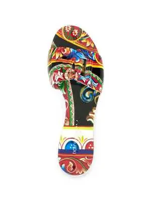 Dolce & Gabbana Rubber Beachwear Sandals - Multicolor