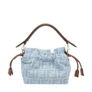 Fendi Small Mamma Baguette Denim Bag