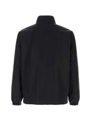 JIL SANDER Zip-up Jacket With Logo Print - Blue