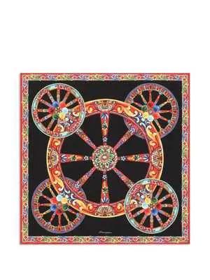 Dolce & Gabbana 90x90cm Scarf - Multicolor