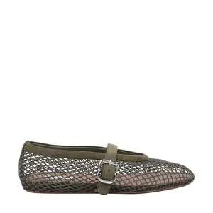 Alaïa Fishnet Flat Ballets