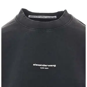 Alexander Wang Logo Long Sleeve T-shirt
