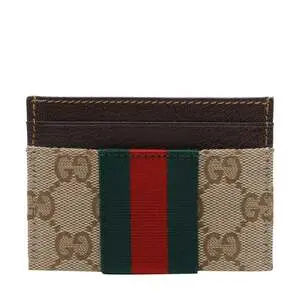 Gucci Gg Logo Cards Holder - Cream