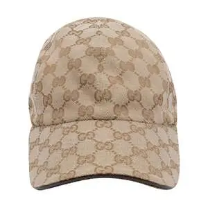 Gucci Gg Monogram Baseball Cap - Cream