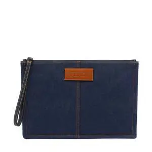 Fendi Medium Flat Pouch - Blue