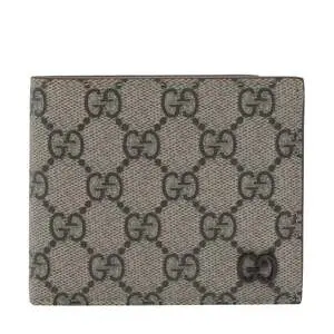 Gucci Bi-fold Gg Logo Wallet - Gray