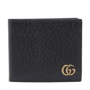 Gucci Gg Marmont Bi-fold Card Holder - Black