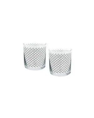 Mojjere Water Glass M Line Pattern Set - Black