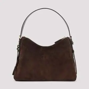 Prada Suede Shoulder Bag - Brown