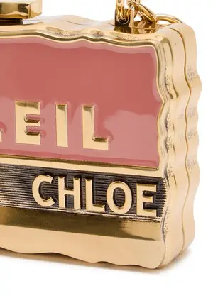 Chloé Soleil Minaudière Brass Clutch - Gold