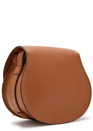 Chloé Marcie Small Grained Leather Saddle Bag