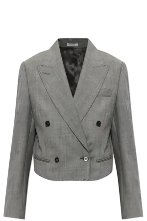 Alexander McQueen Wool Blazer - Grey