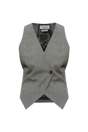 Alexander McQueen Wool Vest - Grey