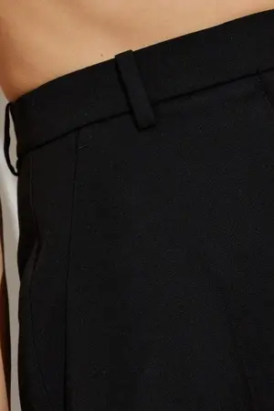 Alexander McQueen Wool Pleated Trousers