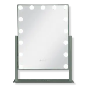ZADRO Hollywood Led Vertical Vanity Makeup Mirror - Dark Green